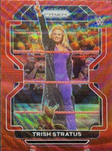 Trish Stratus [Ruby Wave Prizm] #197 Prices | 2022 Panini Prizm WWE ...