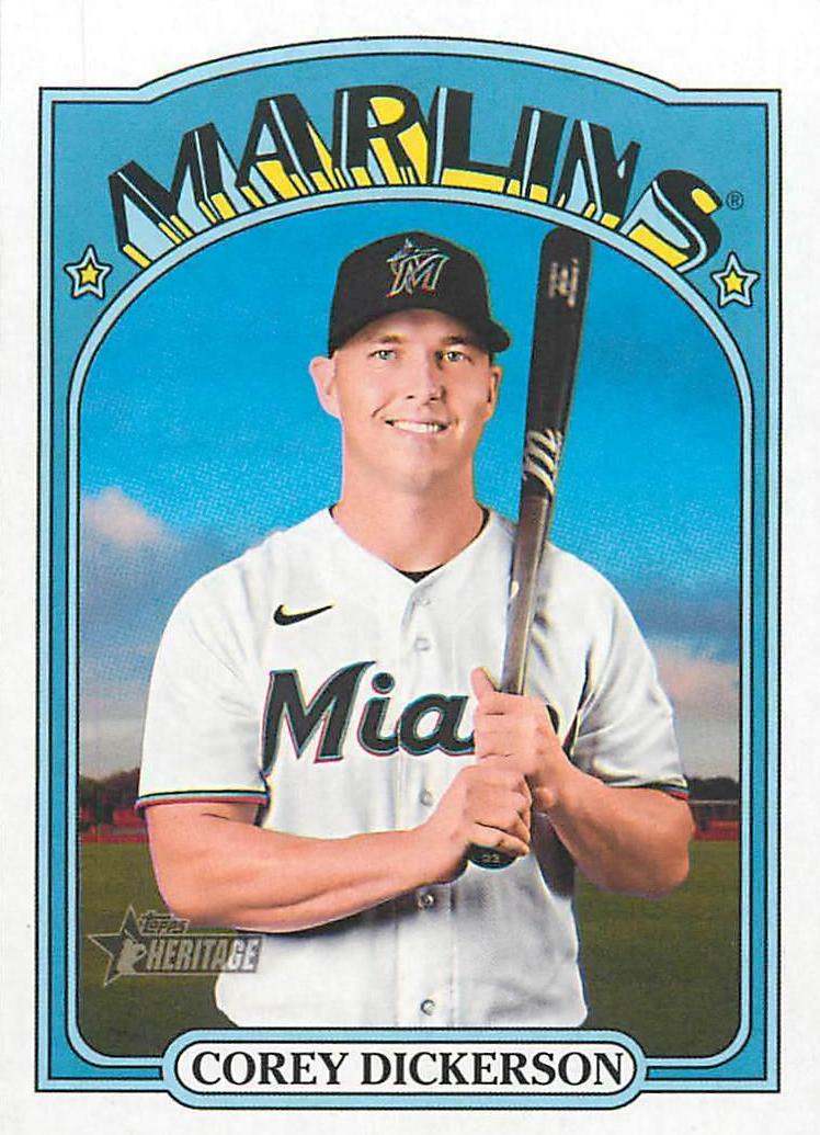 Corey Dickerson #513 Prices | 2021 Topps Heritage | Baseball Cards
