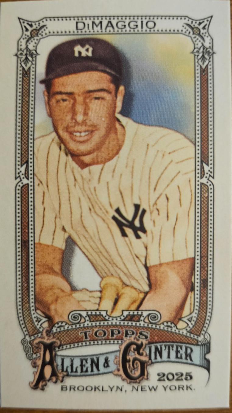 Joe DiMaggio [Allen Ginter Mini] #342 Prices | 2025 Topps Allen and ...
