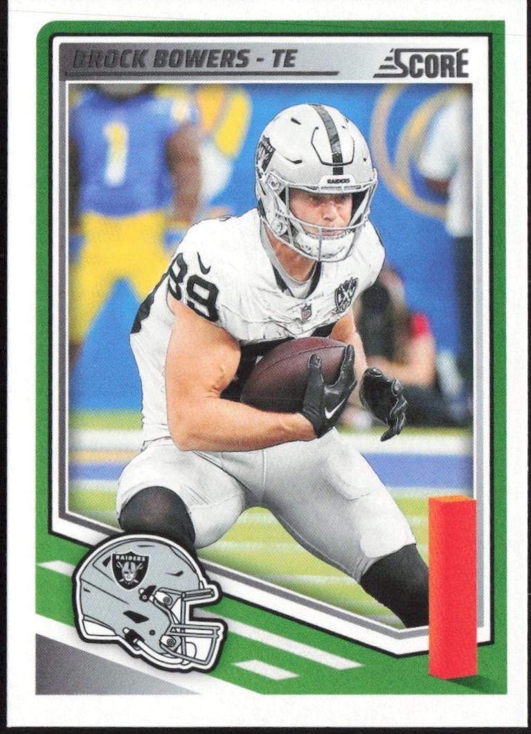 Brock Bowers #36 Prices | 2025 Panini Score | Football Cards