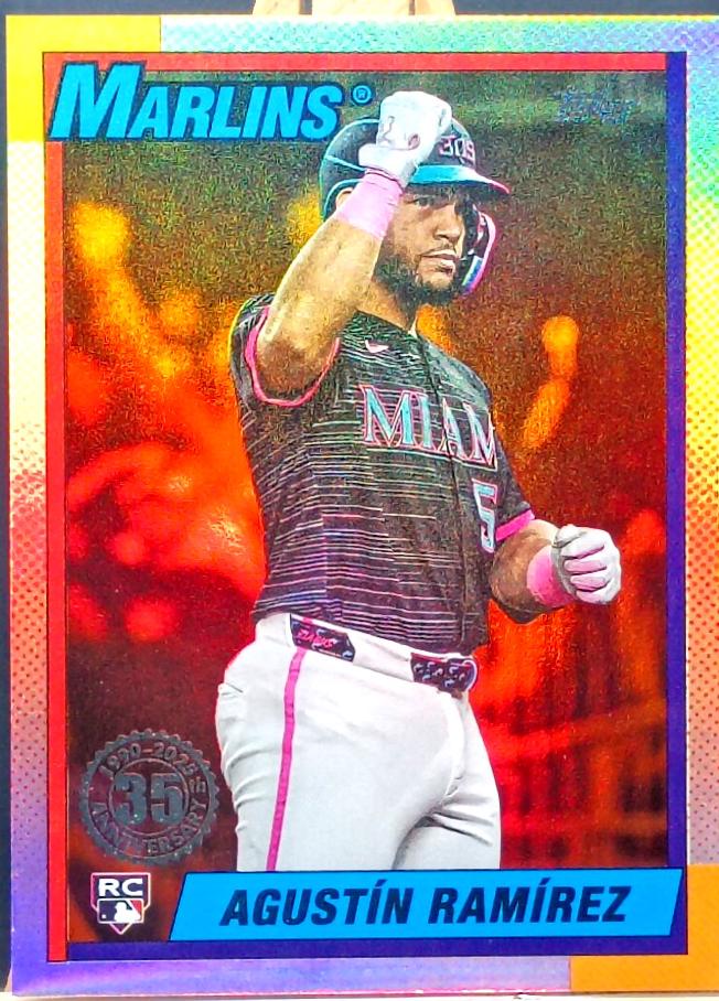 Agustin Ramirez [Orange Crackle Foil] #U90-37 Prices | 2025 Topps ...