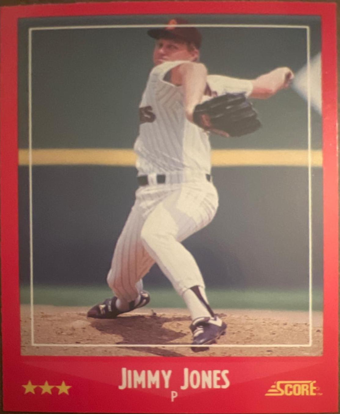 Jimmy Jones #246 Prices | 1988 Score | Baseball Cards