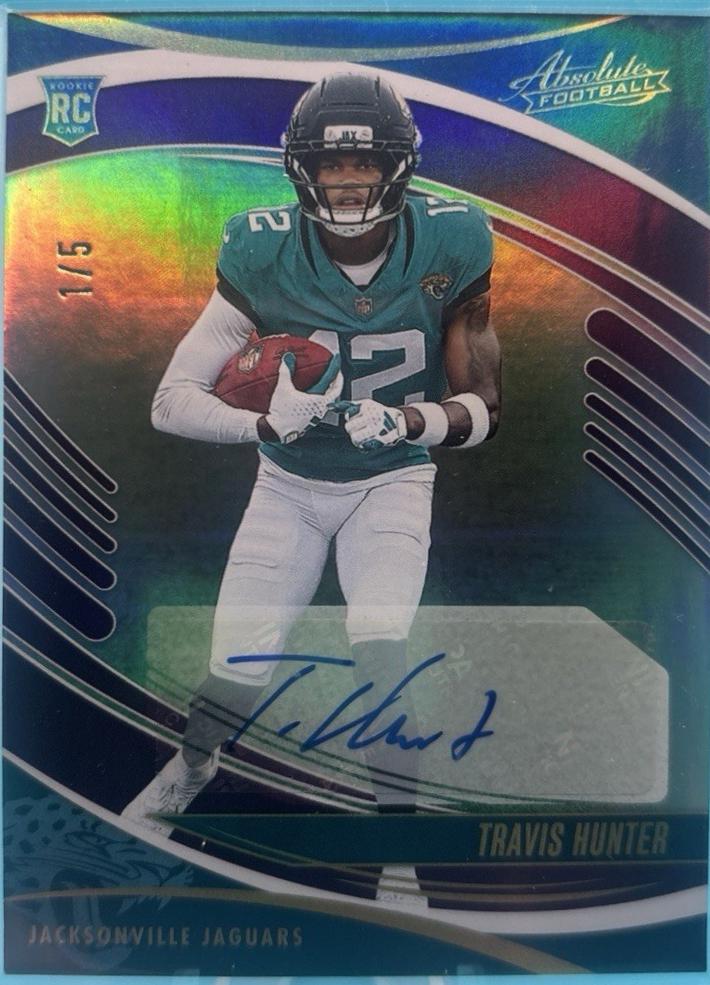 Travis Hunter [Signature Rookie Spectrum Purple] #186 Prices | 2025 ...