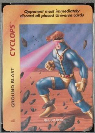 Cyclops: Ground Blast Prices | Marvel 1995 Fleer Overpower | Marvel Cards