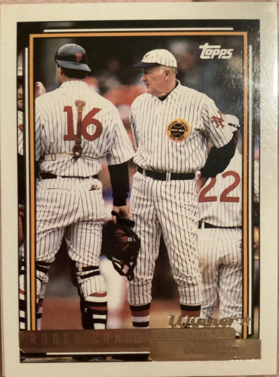Roger Craig [Winner] #109 Prices | 1992 Topps Gold | Baseball Cards