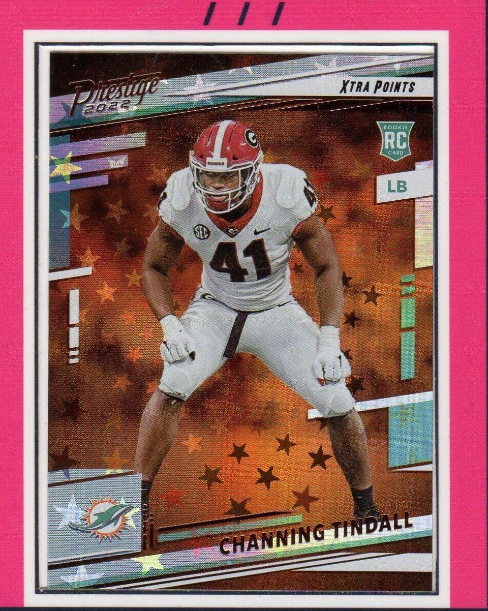 Channing Tindall [Astral] #361 Prices [Rookie] | 2022 Panini Prestige ...