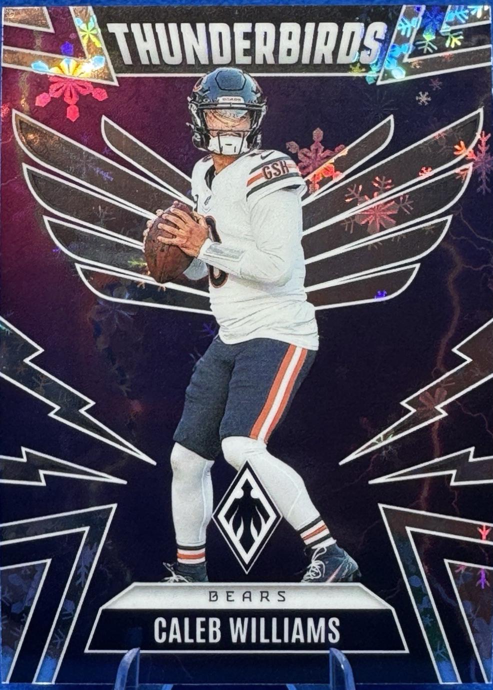 Caleb Williams [Silver Winter] #8 Prices | 2025 Panini Phoenix ...