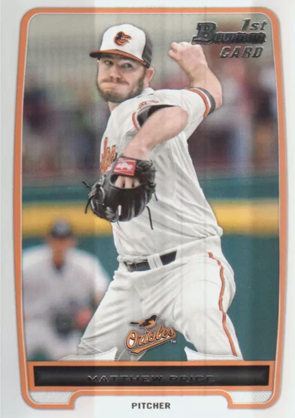 Matthew Price #68 Prices | 2012 Bowman Draft Picks & Prospects ...