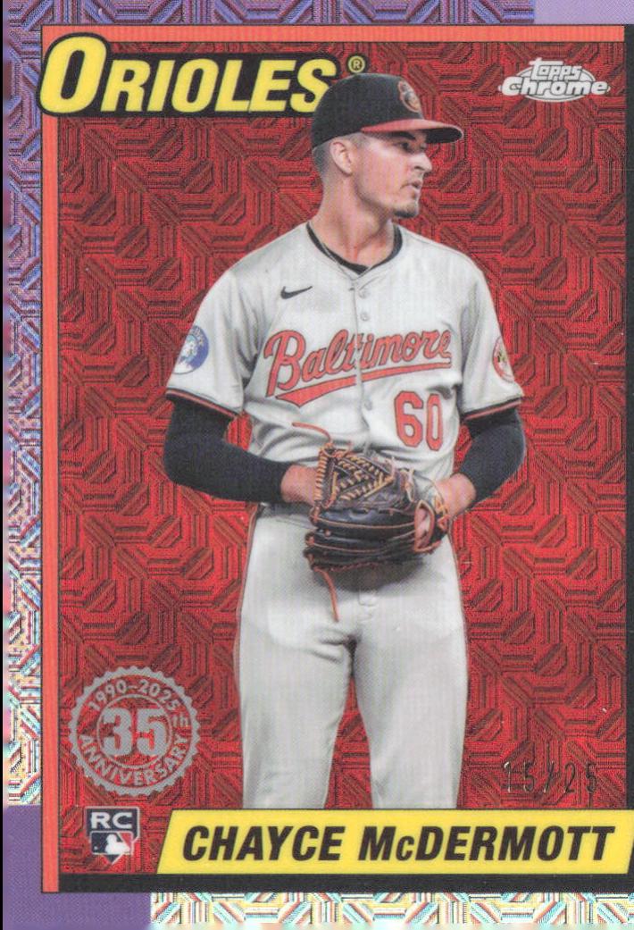 Chayce McDermott [Orange] #T90C-59 Prices | 2025 Topps 1990 Chrome | Baseball Cards