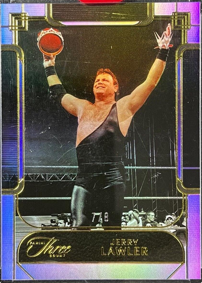 Jerry Lawler [Purple] #112 Prices | 2024 Panini Three Count WWE ...