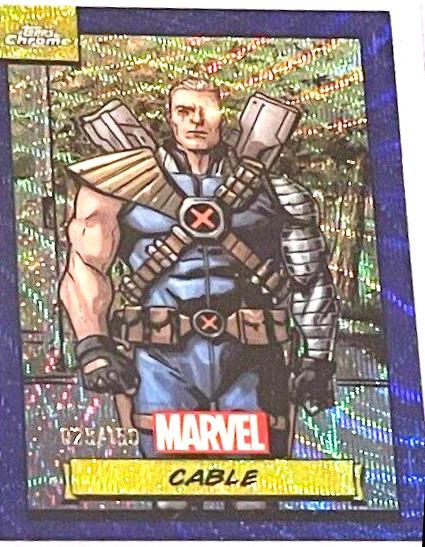 Cable [Blue Wave] #5 Prices | Marvel 2024 Topps Chrome | Marvel Cards