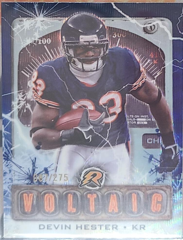Devin Hester [Navy Surge] #V-25 Prices | 2024 Topps Resurgence Voltaic ...