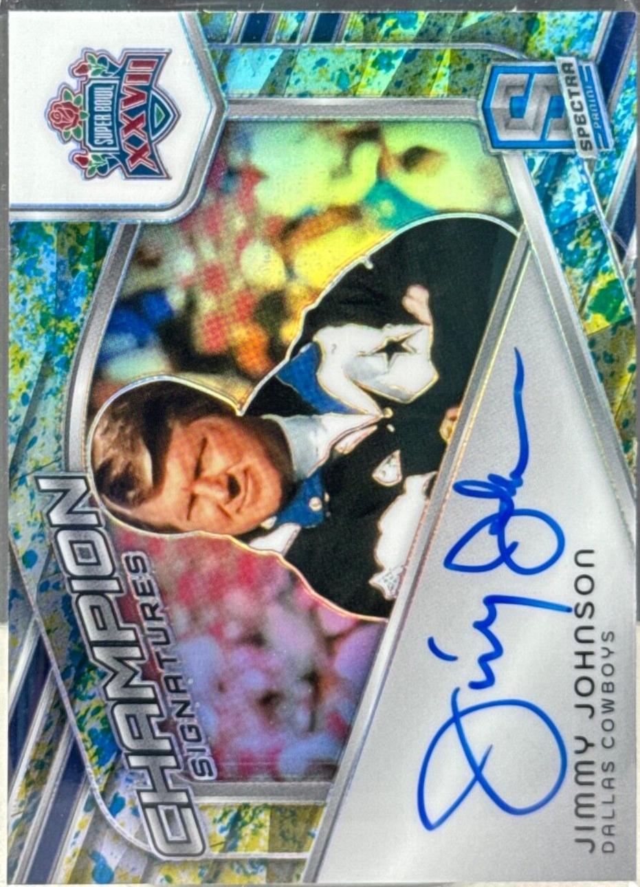 Jimmy Johnson [Neon Splatter] #CS-JJN Prices | 2024 Panini Spectra ...