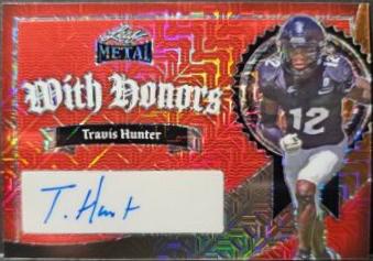 Travis Hunter [Earth Prismatic] #WH-TH1 Prices | 2024 Leaf Metal With ...