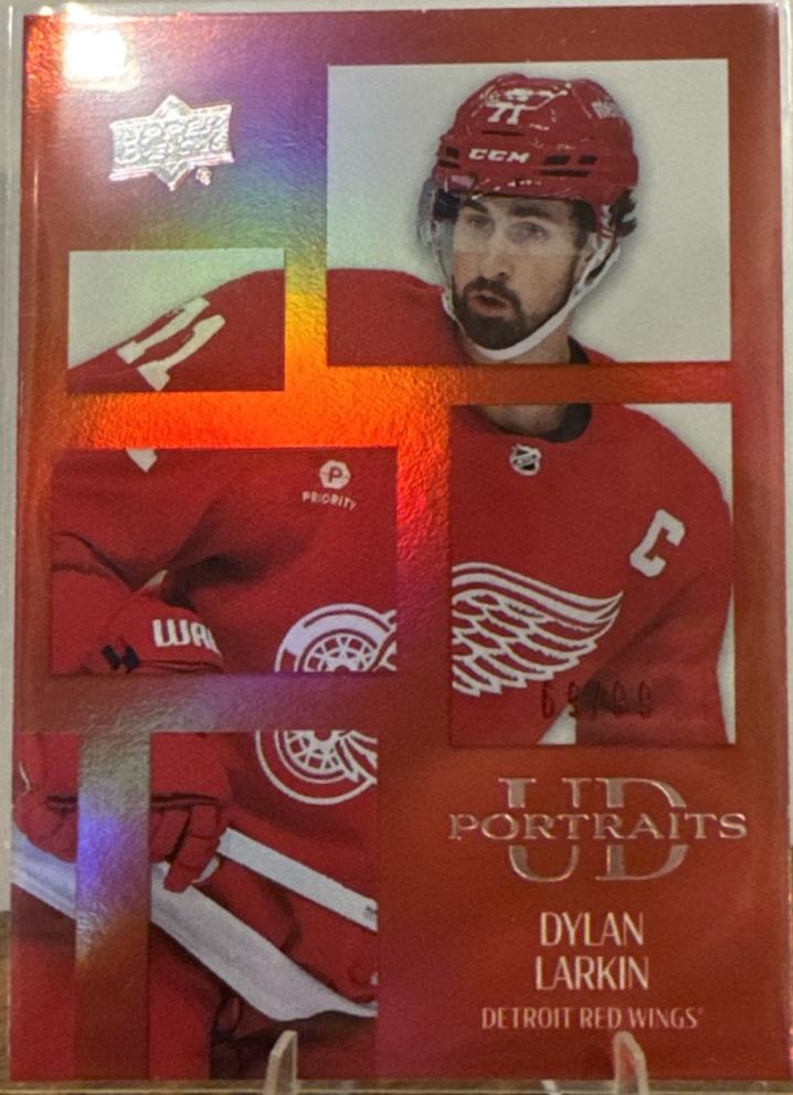 Dylan Larkin [Red] #P-39 Prices | 2024 Upper Deck UD Portraits | Hockey ...