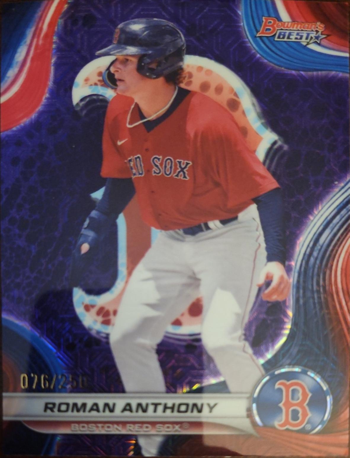 Roman Anthony [Purple Refractor] #TP-3 Prices | 2024 Bowman’s Best ...