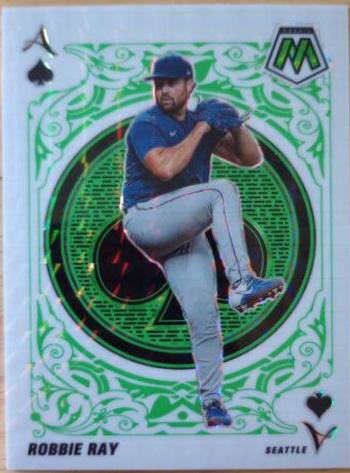 Robbie Ray [Green Fluorescent] #A-8 Prices | 2022 Panini Mosaic Aces ...