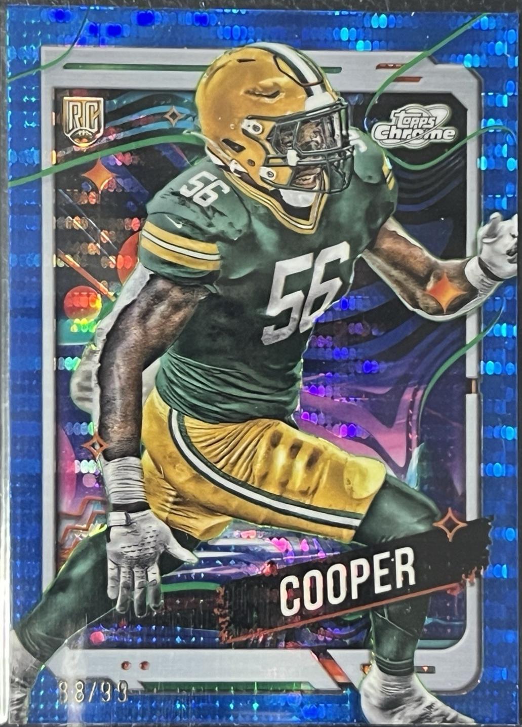 Edgerrin Cooper [Blue Moon Refractor] #135 Prices | 2024 Topps Cosmic ...
