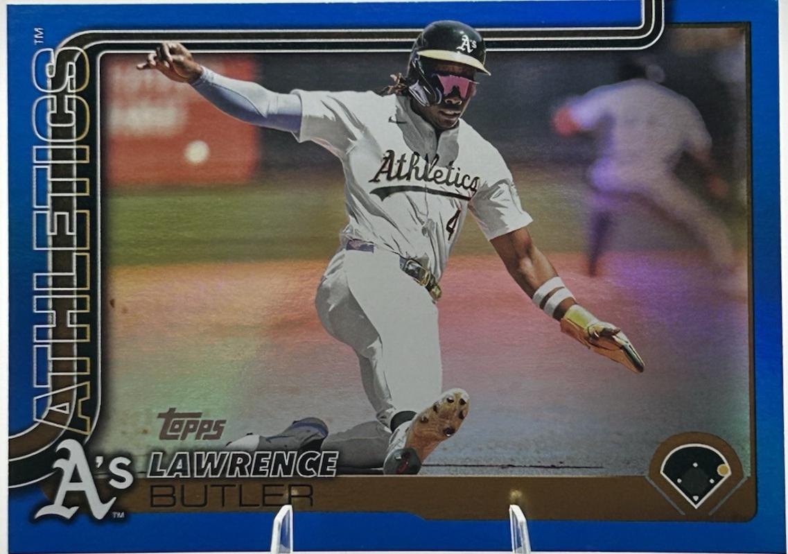 Lawrence Butler [Blue Rainbow] #106 Prices | 2025 Topps | Baseball Cards