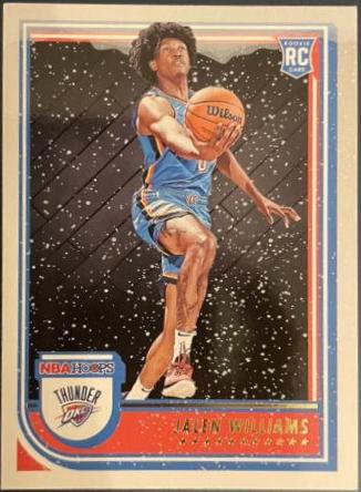 Jalen Williams [Winter] #242 Prices [Rookie] | 2022 Panini Hoops ...