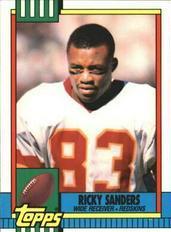 Ricky Sanders #127 Prices | 1990 Topps | Football Cards