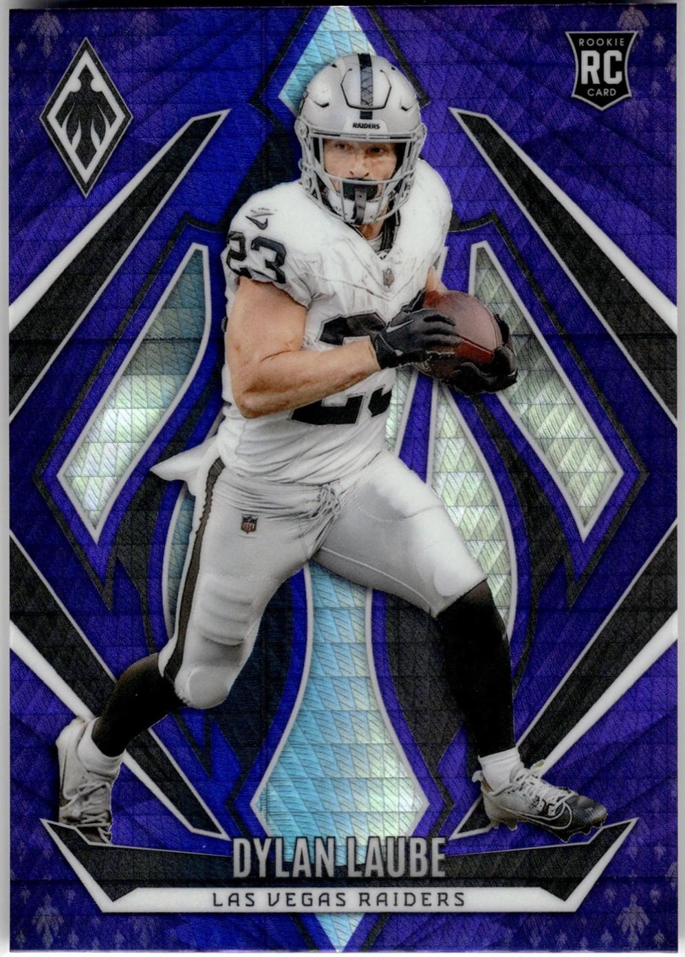 Dylan Laube [Purple Hyper] #180 Prices | 2024 Panini Phoenix | Football ...