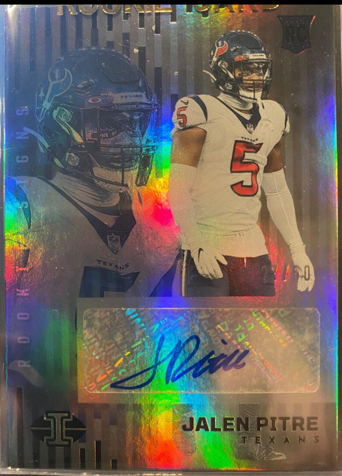 Jalen Pitre [Black] #RS-JP Prices | 2022 Panini Illusions Rookie Signs ...