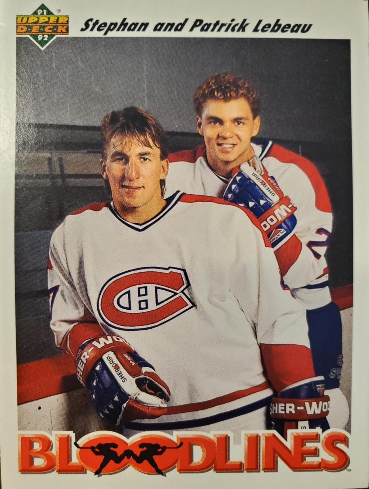 Stephan and Patrick Lebeau [Bloodlines] #644 Prices | 1991 Upper Deck ...