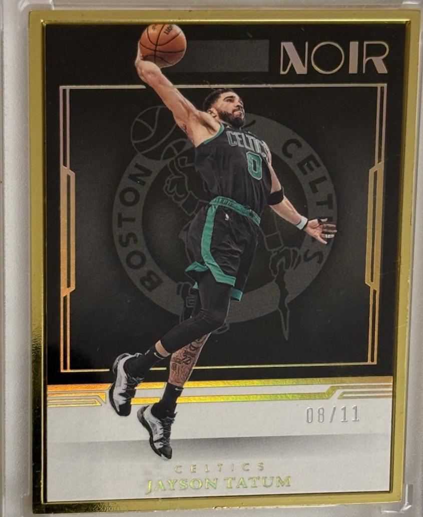 Jayson Tatum [Metal Frame FOTL] #229 Prices | 2022 Panini Noir ...
