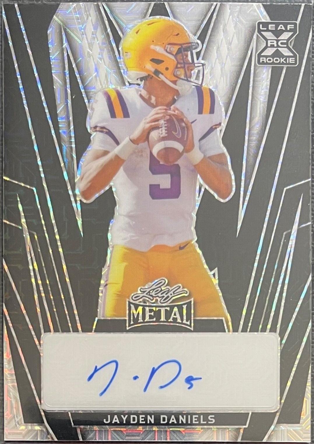 Jayden Daniels [Black Prismatic] #BA-JD3 Prices | 2024 Leaf Metal ...
