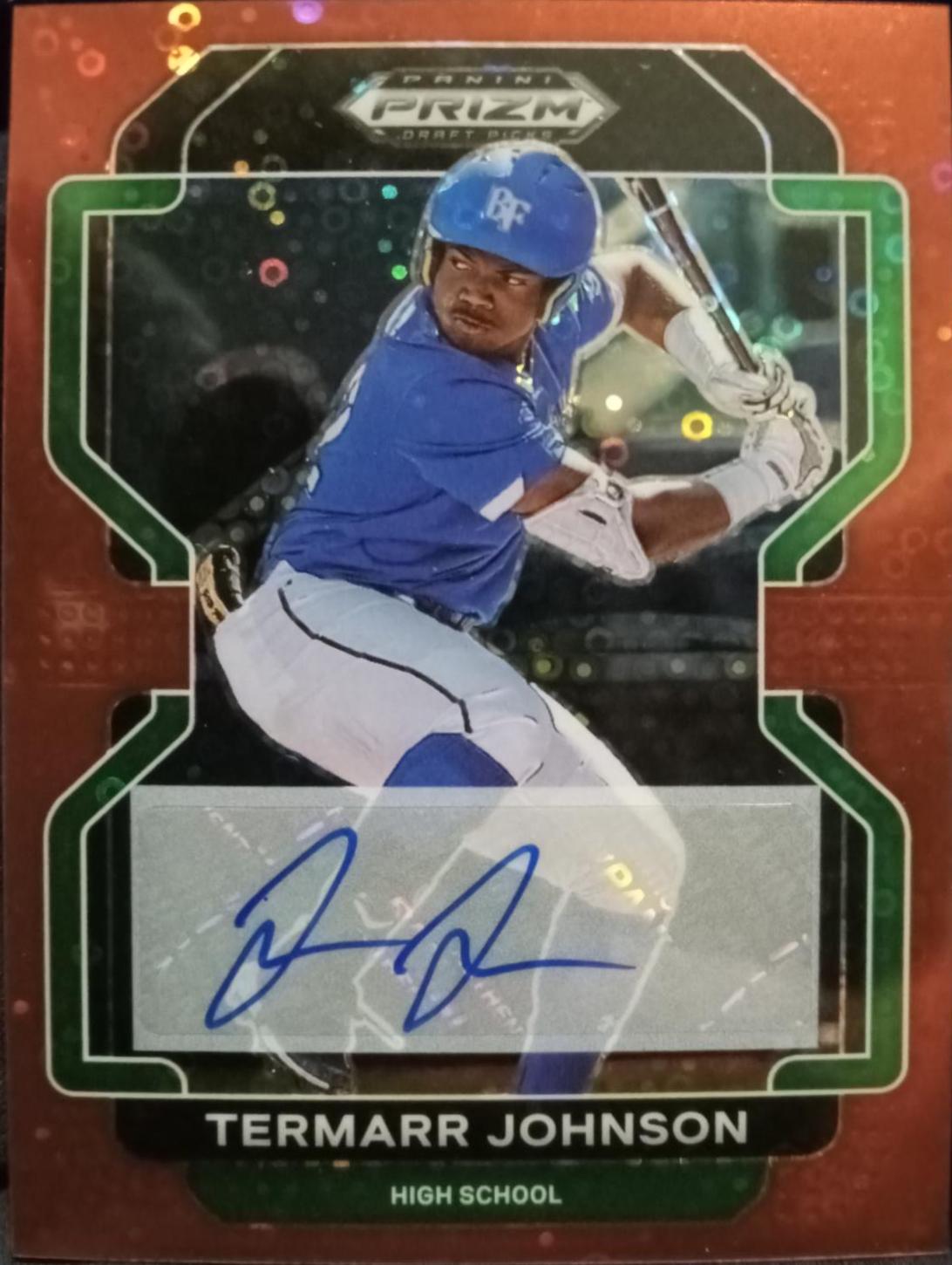 Termarr Johnson [Red Donut Circles Autograph] #PDP4 Prices | 2022 ...