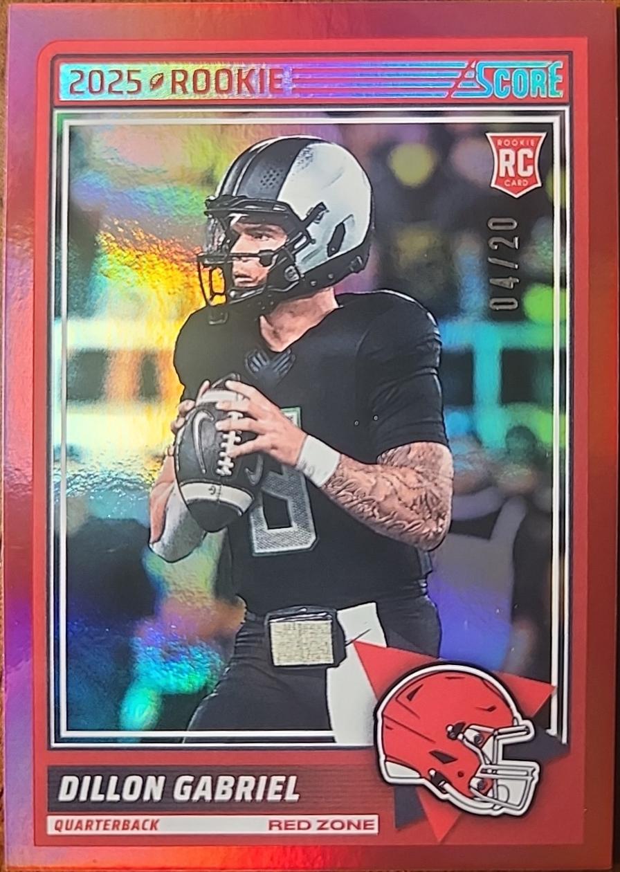 Dillon Gabriel [Red Zone] #41 Prices | 2025 Panini Score Rookie ...