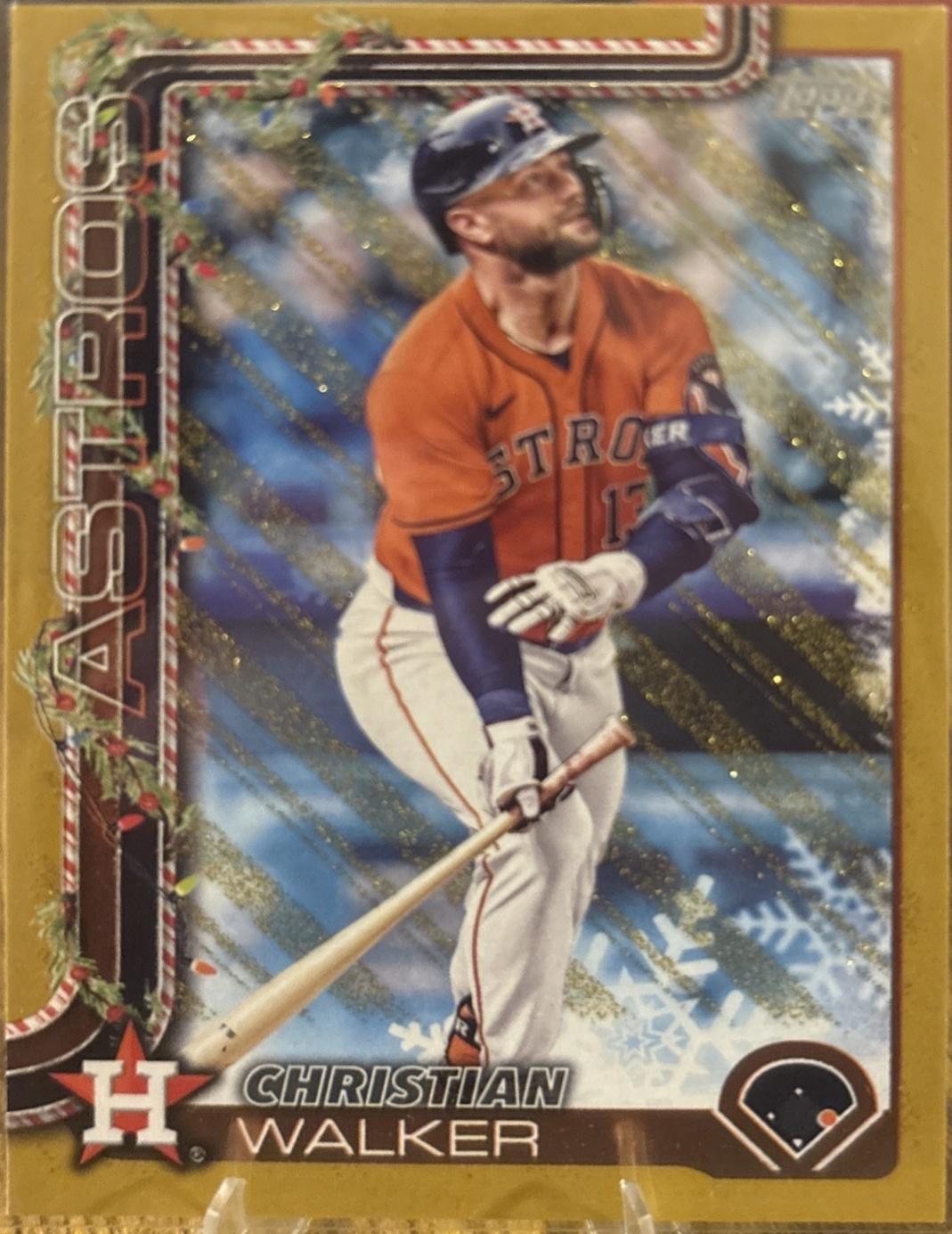 Christian Walker [Golden Metallic] #H155 Prices | 2025 Topps Holiday ...