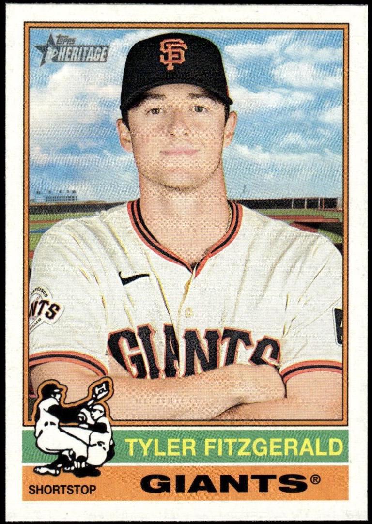 Tyler Fitzgerald #238 Prices | 2025 Topps Heritage | Baseball Cards