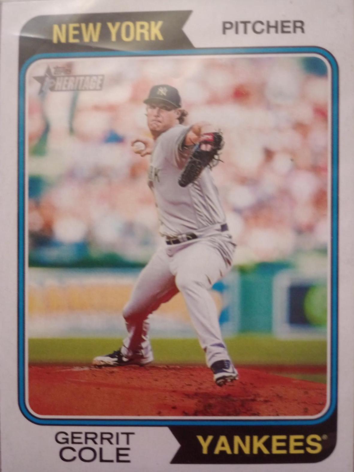 Gerrit Cole #324 Prices | 2023 Topps Heritage | Baseball Cards