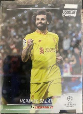 Mohamed Salah #11 Prices | 2021 Stadium Club Chrome UEFA Champions ...
