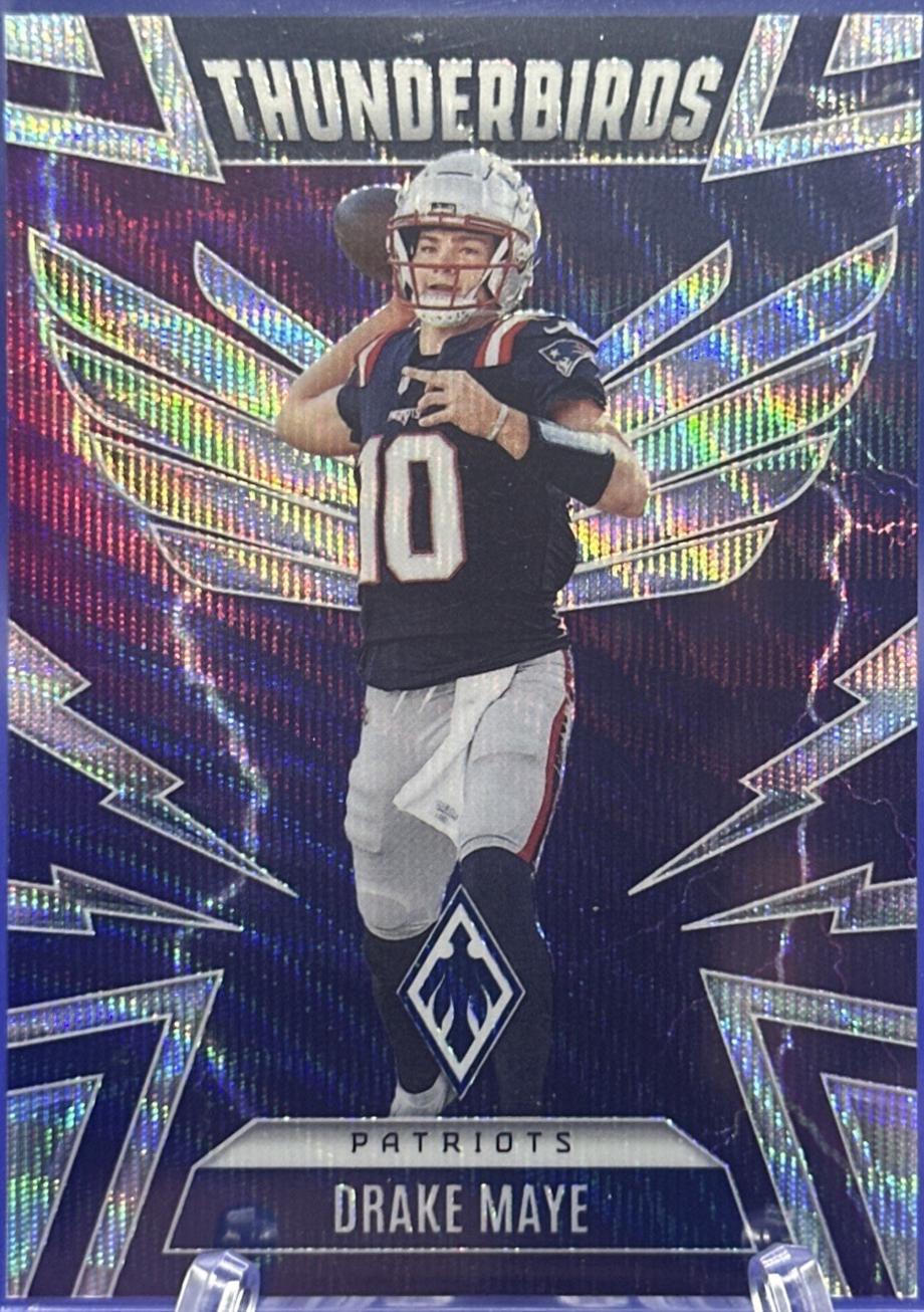 Drake Maye [Silver Hyper] #35 Prices | 2025 Panini Phoenix Thunderbirds ...