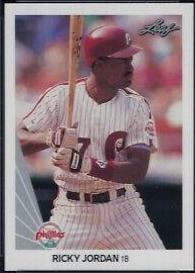 Ricky Jordan #236 Prices | 1990 Leaf | Baseball Cards