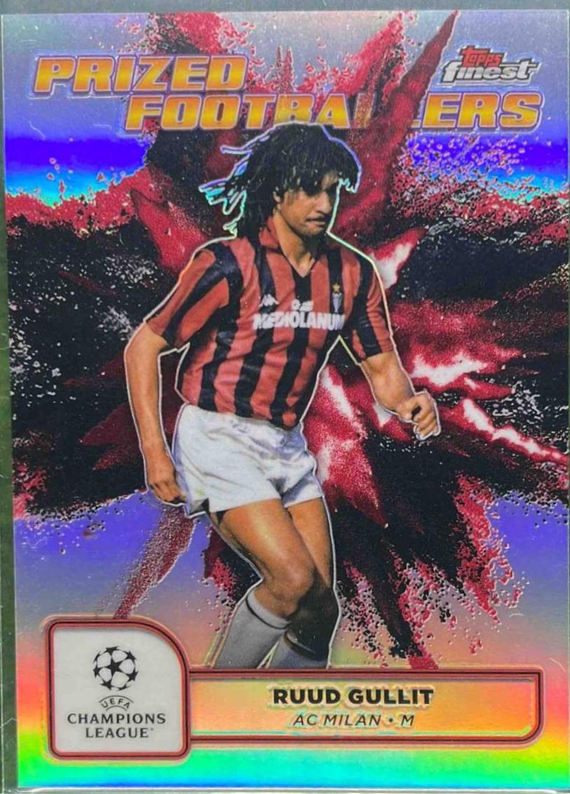 Ruud Gullit [Black Red Refractor Fusion Variation] #PFF-8 Prices | 2024 ...