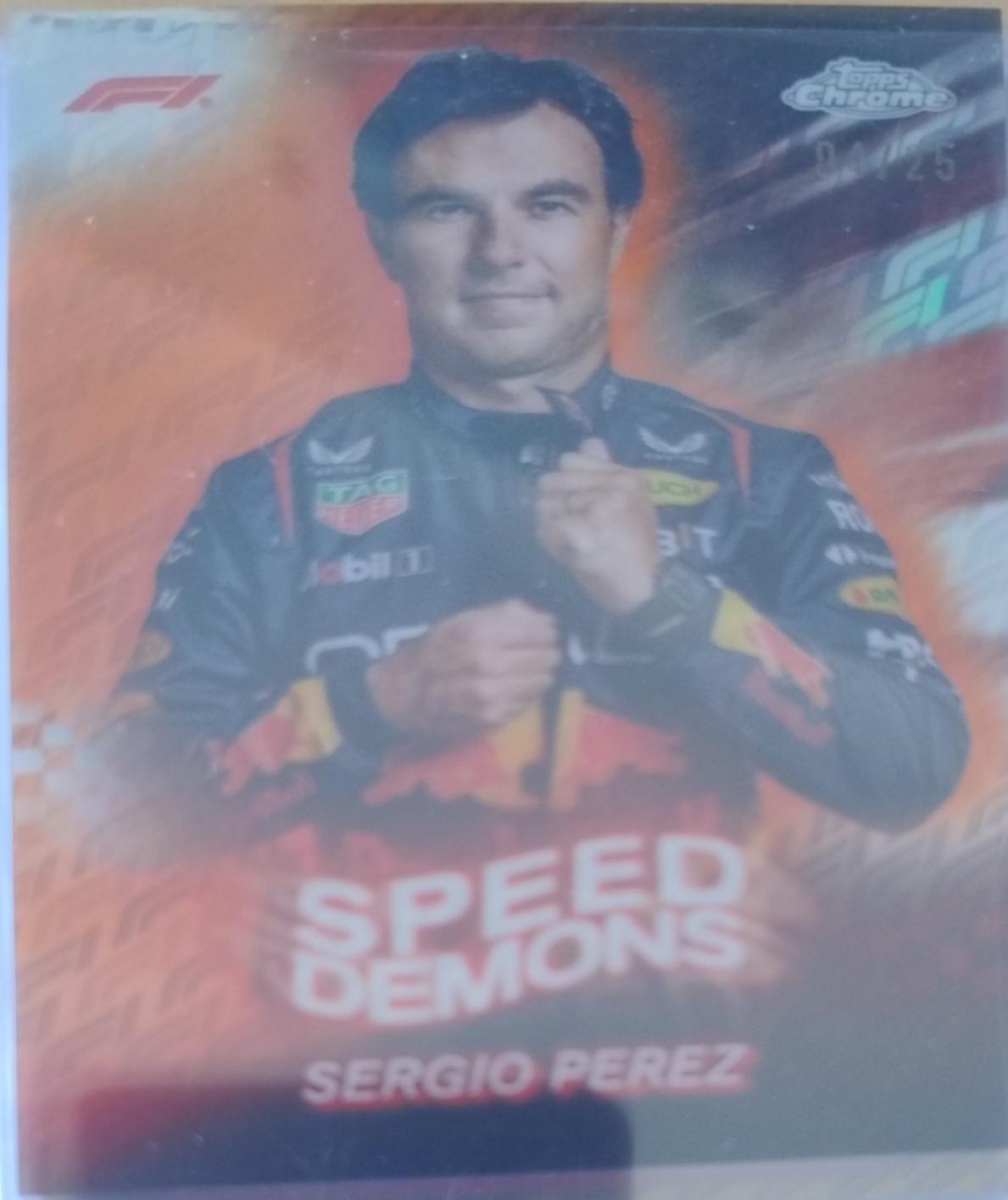 Sergio Perez [Orange Logofractor] #SD-2 Prices | 2024 Topps Chrome ...