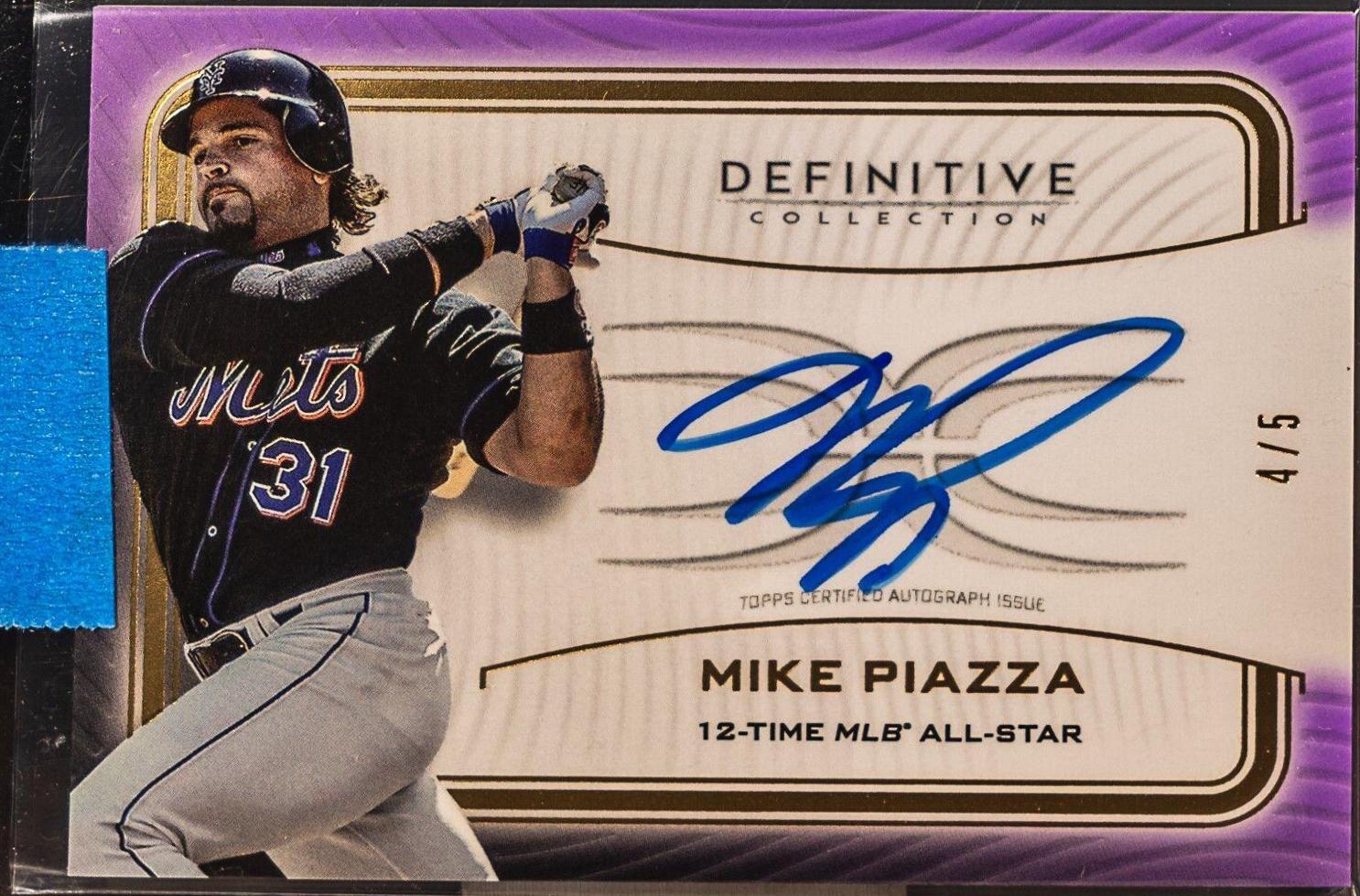 Mike Piazza [Purple] #LAC-MPI Prices | 2023 Topps Definitive Legendary ...