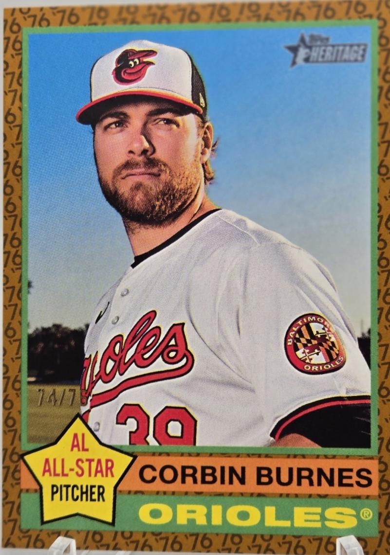 Corbin Burnes [Color of the Year] #140 Prices | 2025 Topps Heritage ...
