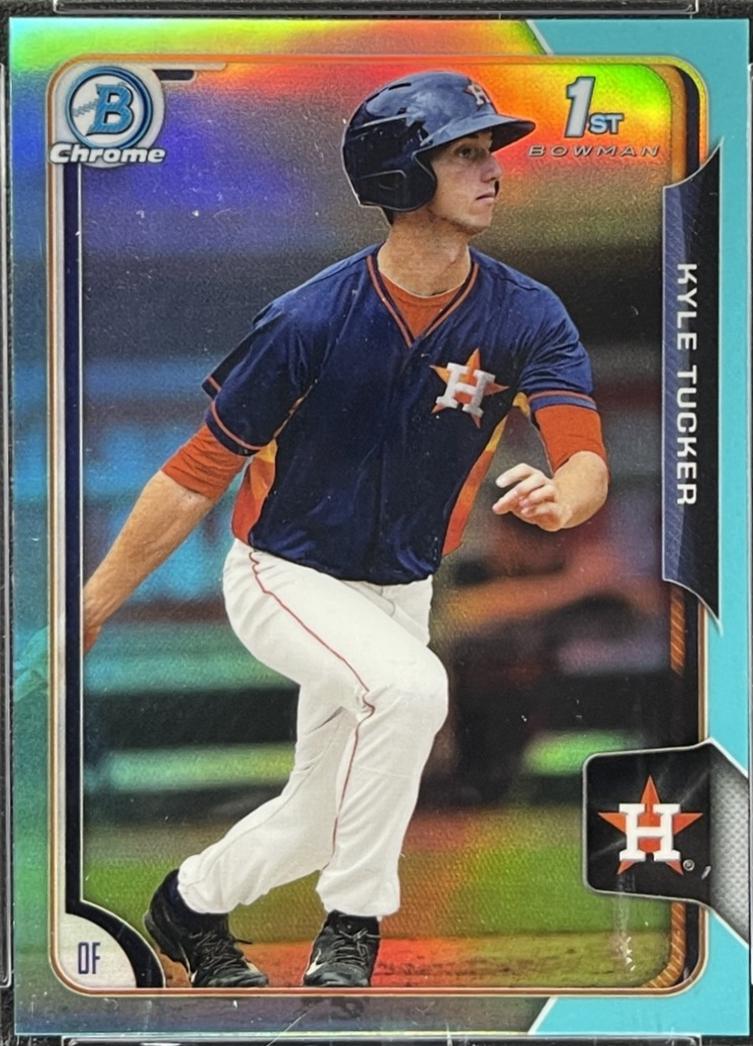 Kyle Tucker [Blue Sky Refractor] #75 Prices | 2015 Bowman Draft Chrome ...