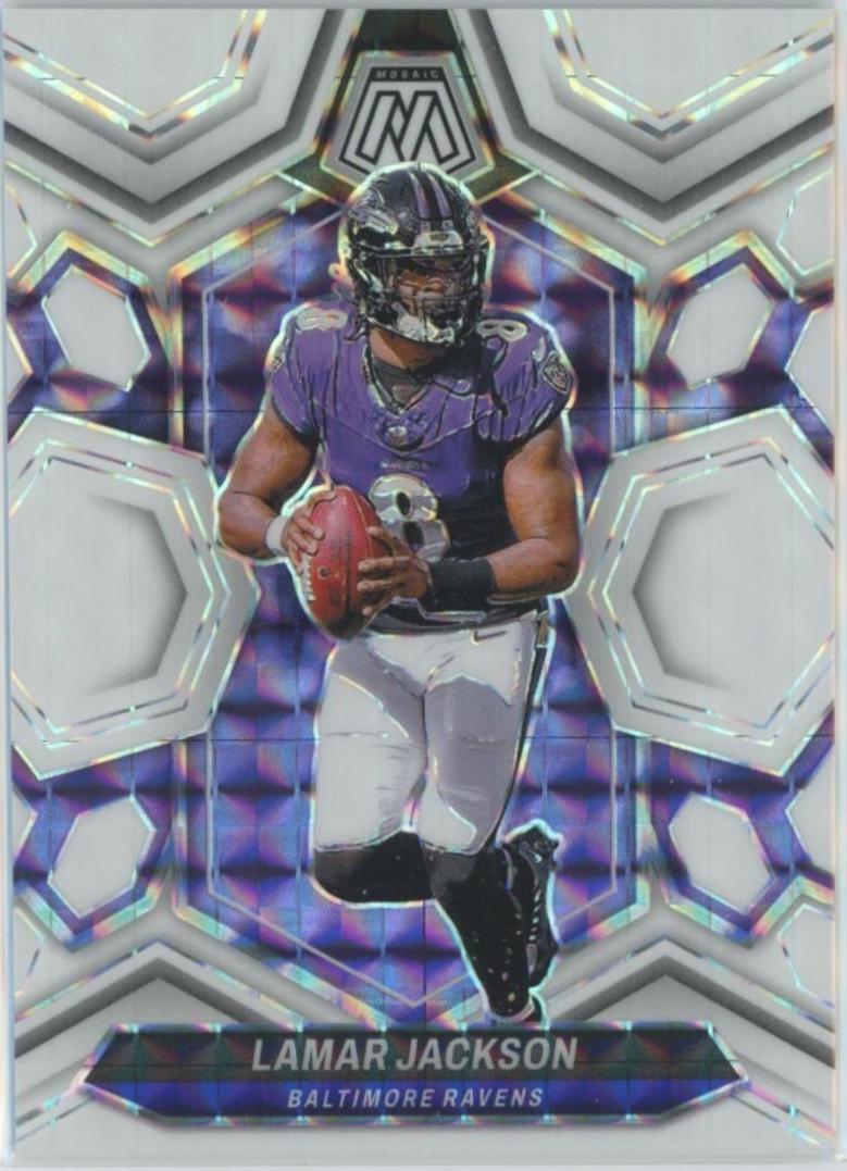 Lamar Jackson [White] #15 Prices | 2024 Panini Mosaic | Football Cards