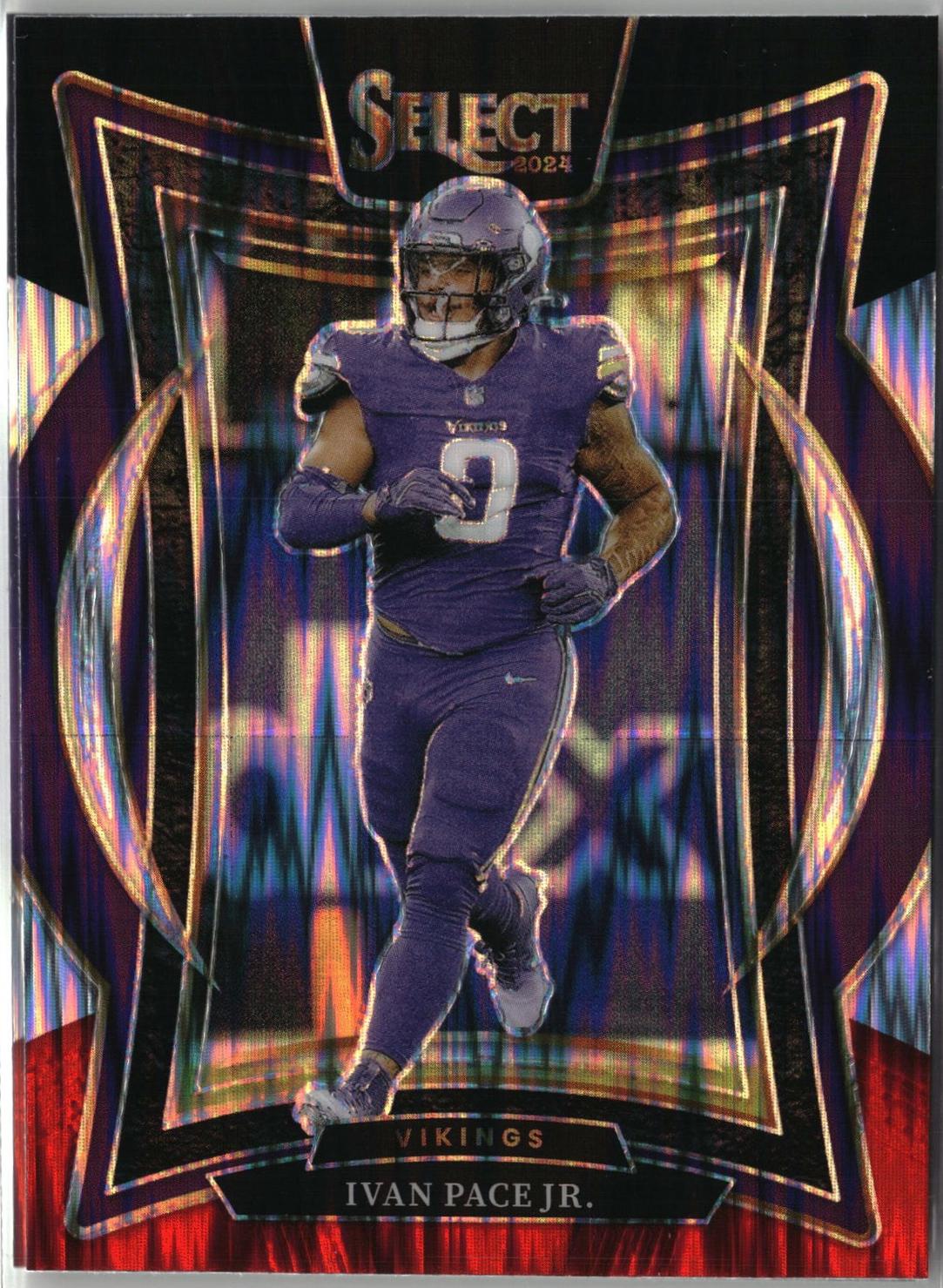 Ivan Pace Jr. [Black Red Prizm Shock] #62 Prices | 2024 Panini Select ...