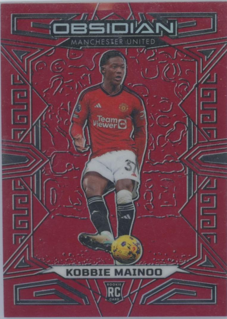 Kobbie Mainoo [Red Flood Electric Etch] #89 Prices | 2023 Panini ...