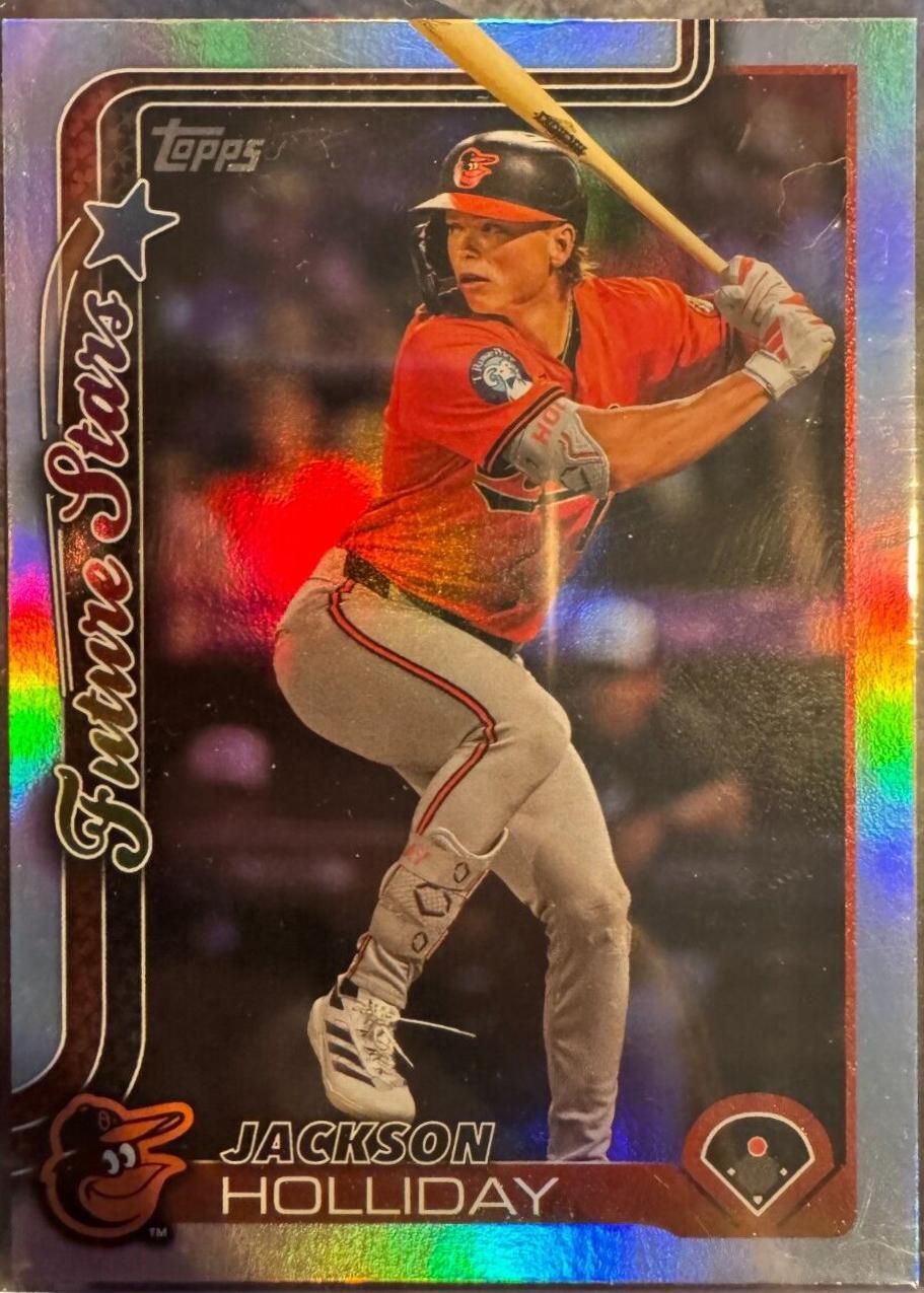 Jackson Holliday [Aqua Rainbow Foil] #220 Prices | 2025 Topps ...