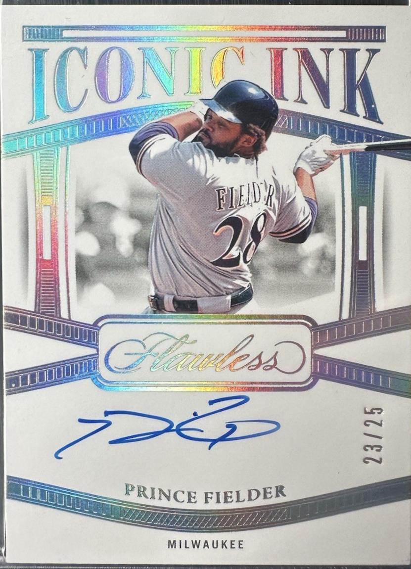 Prince Fielder #II-PF Prices | 2024 Panini Flawless Iconic Ink ...