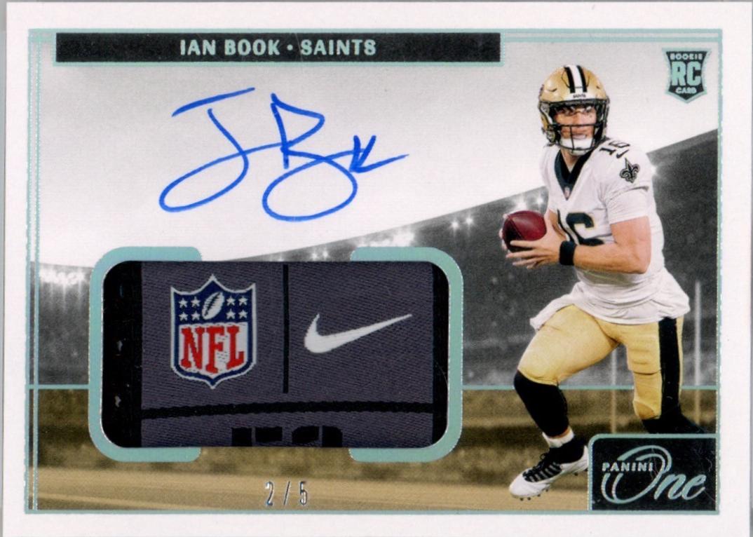 Ian Book [Platinum Autograph] #23 Prices | 2021 Panini One | Football Cards