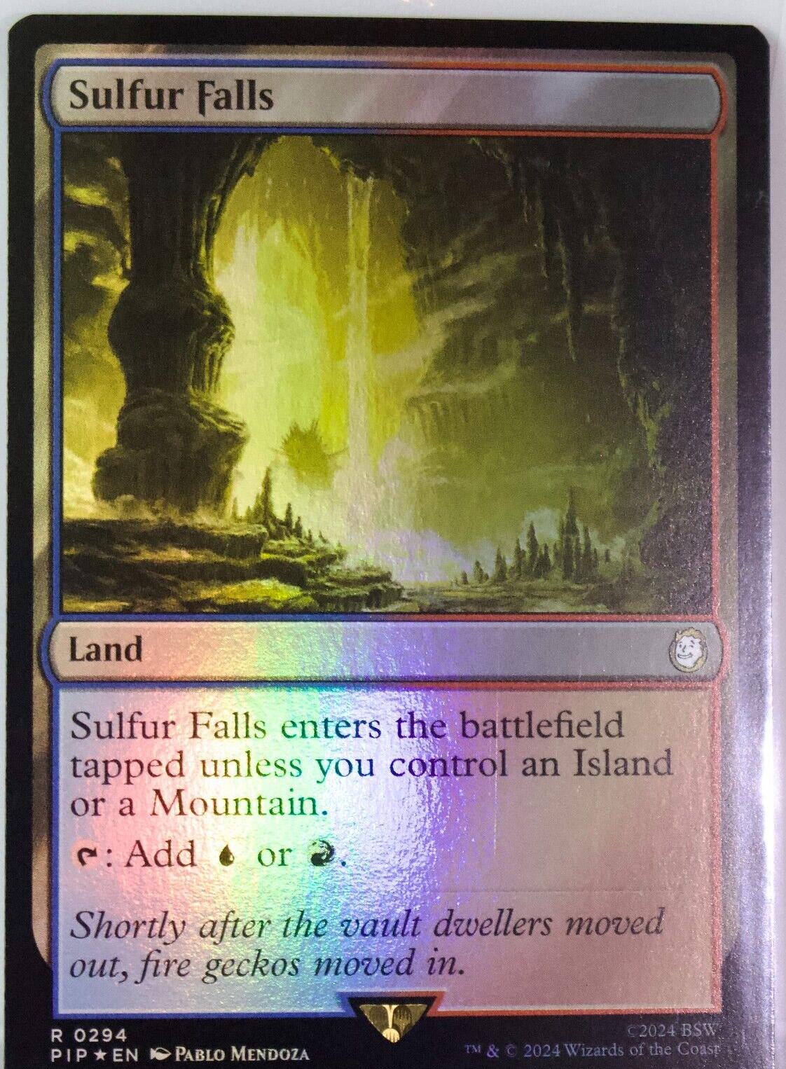 Sulfur Falls [Foil] #512 Prices | Magic Fallout | Magic Cards